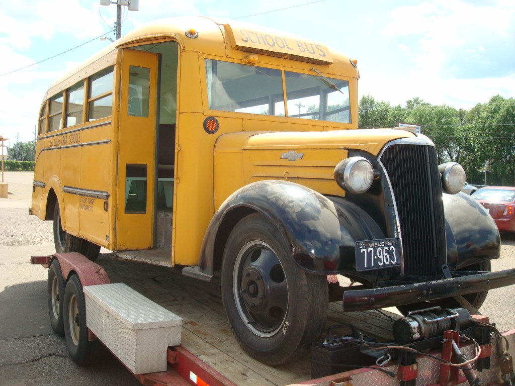 Student Transit 1937 Chevrolet School Bus | Fast Freddies Rod Shop